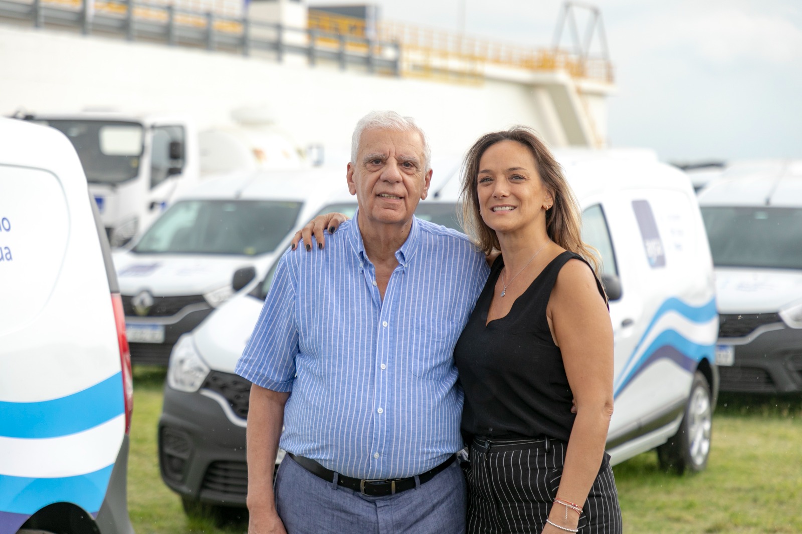 AySA celebró un nuevo aniversario renovando su flota de vehículos ...